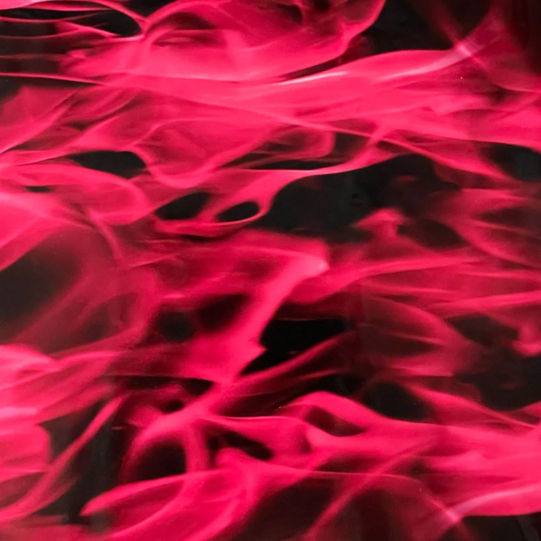 Large Magenta Pink Flame | Hydrographic Film | OHW Paint Co.™